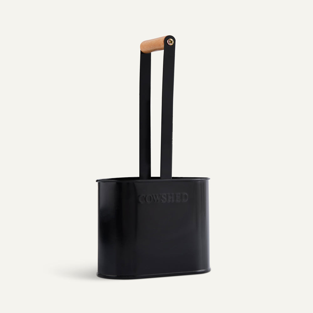 Black Caddy | 300ml Bathroom Storage Caddy - cowshed – Cowshed